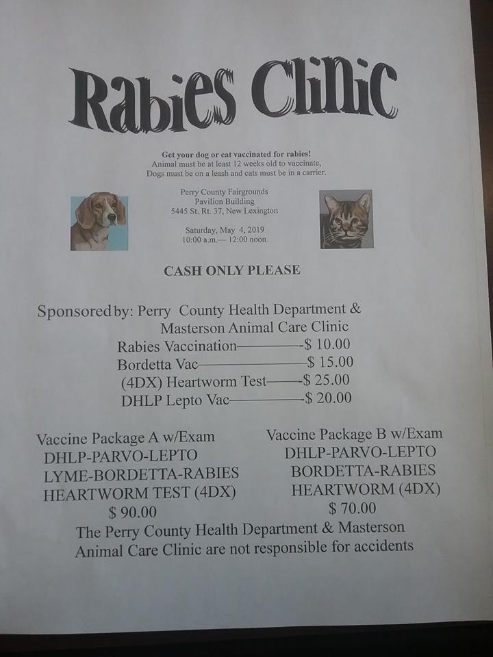 Rabies Clinic | The Village of Roseville, Ohio